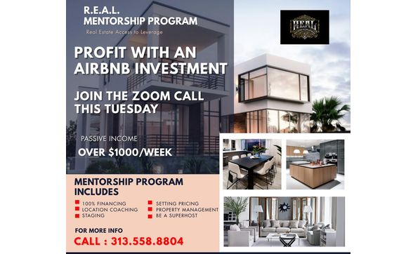 R.E.A.L. Airbnb Mentorship Program by Elevation One Group in Grosse Pointe, MI - Alignable