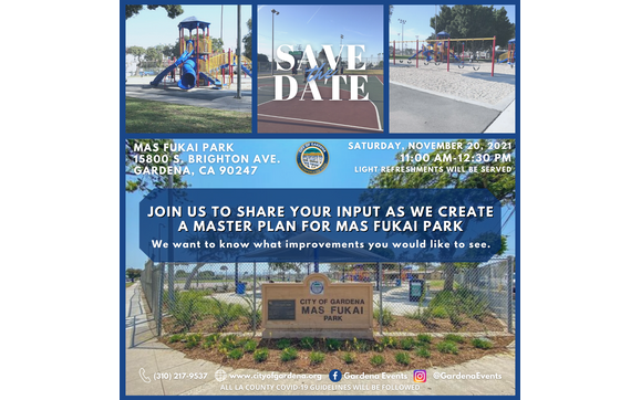 JOIN US TO SHARE YOUR INPUT FOR MAS FUKAI PARK by On Your Toes Studios ...