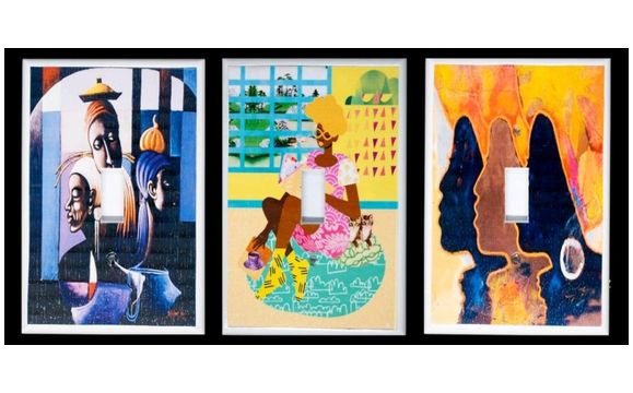 Afrocentric Decor Light Switch Covers by Art2Light Designs in Richmond ...