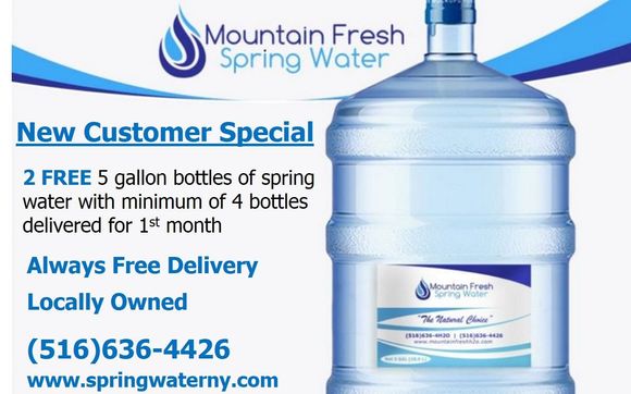 Bottled Water Delivery (Home and Office) by Mountain Fresh Spring Water ...