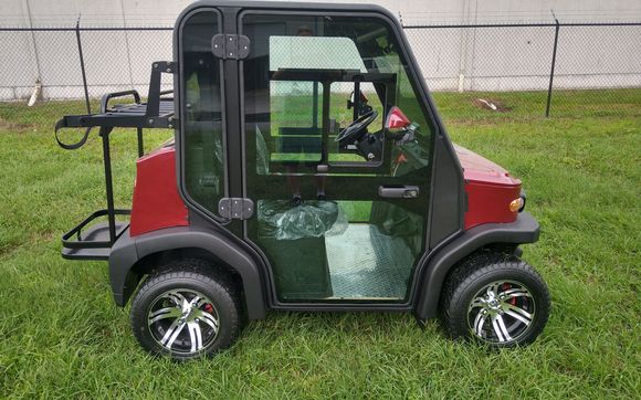 Golf Carts with real air conditioning heat radio and more by Crown ...