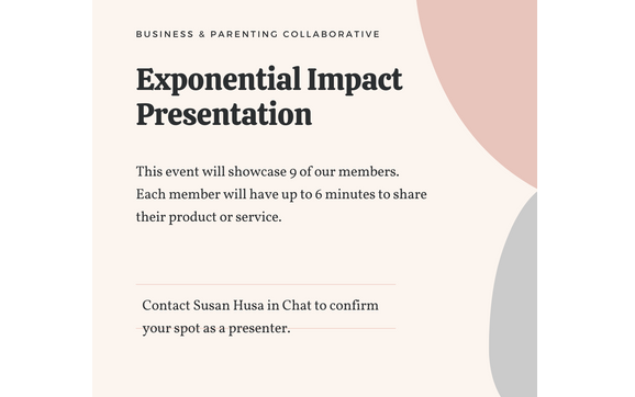 Exponential Impact Presentation