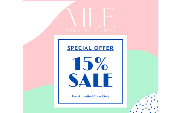 Bookkeeping Clean-up and Back-work Sale by MLE Bookkeeping Solutions in ...
