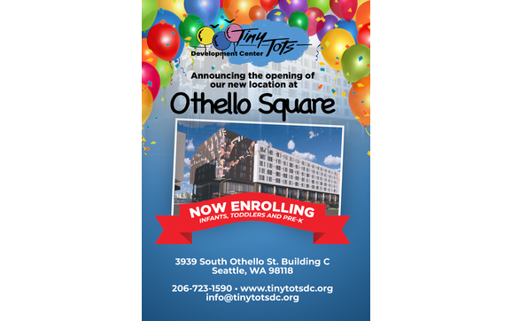 Now Enrolling by Tiny Tots Development Center in Seattle, WA - Alignable