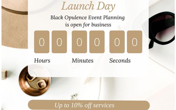 10% off services by Black Opulence Event Planning in Tulsa, OK - Alignable