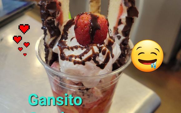 Sundae ...Homemade Gansito ice cream by La michoacana helados Monica's ...