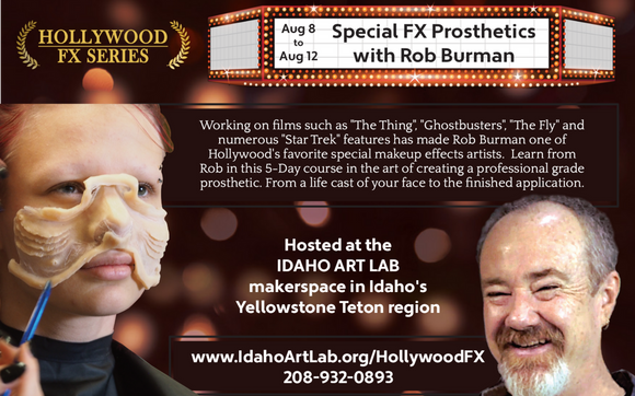 Special FX Prosthetics with Hollywood artist, Rob Burman by Idaho Art ...