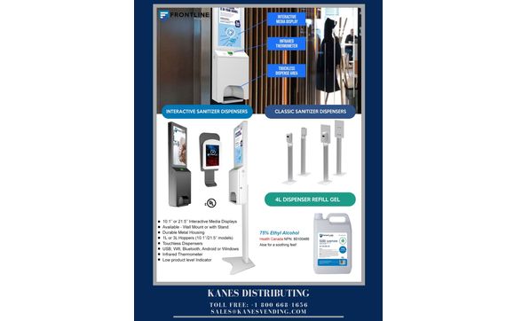 Hand Sanitizer Dispenser Promo by Kane's Distributing Ltd in St ...