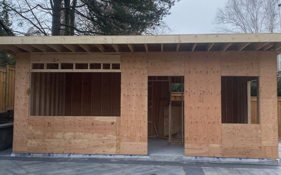 Backyard accessory Structure Permit Drawings by iTi Building Permit ...