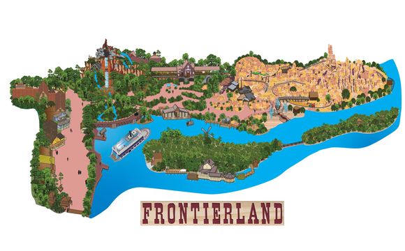 Walt Disney World Frontierland Posters / Visualizations Now Available ...