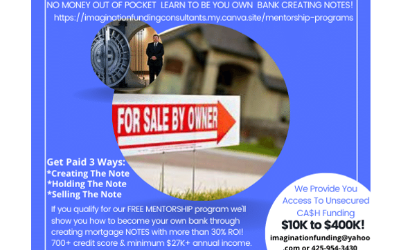 HOW WOULD YOU LIKE TO BE & CREATE YOUR OWN BANK?!?!?! by Imagination ...