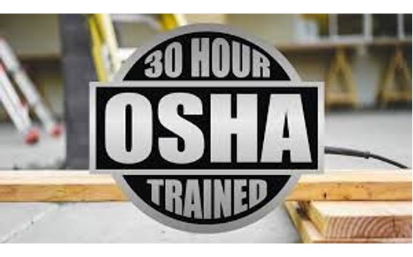 Free OSHA 30 Certification by Western Trade Alliance in Reno, NV ...