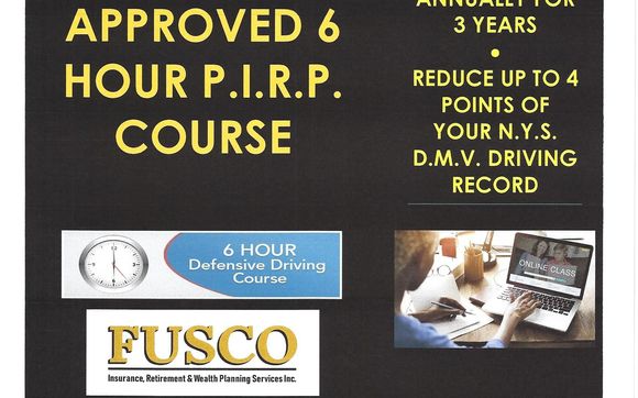 N.Y.S. Approved 6 Hour Defensive Driver Course by Fusco Insurance ...
