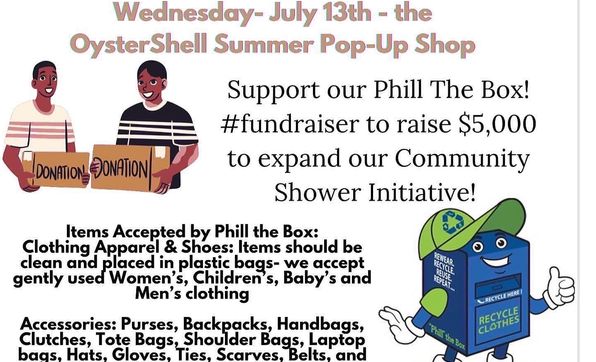 Pop Up and Phill the Box - Donate Clothing Here by Melanated Pearl ...