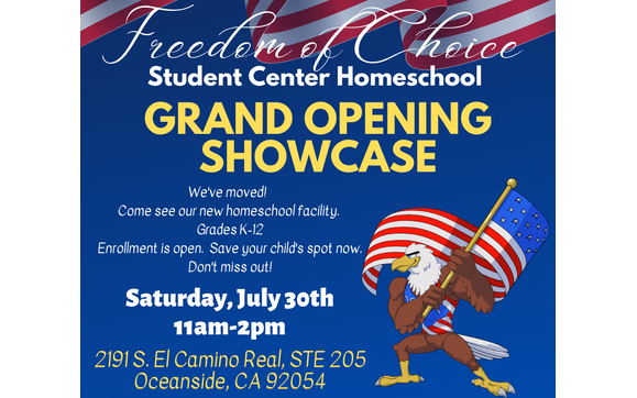 Freedom of Choice Student Center Homeschool Showcase by Freedom of ...