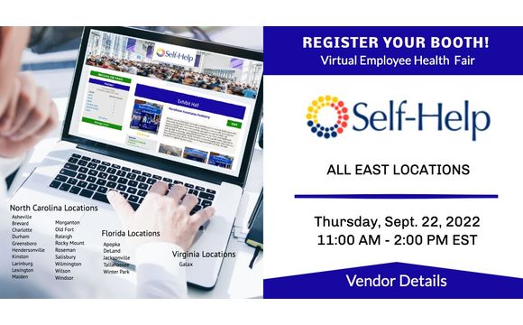 VENDOR BOOTHS AVAILABLE - Self Help Services Employee Health Fair by ...
