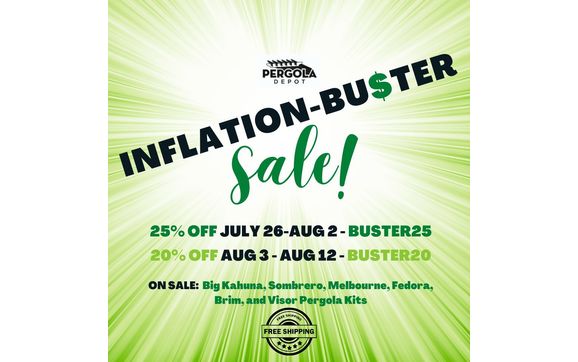 Inflation-Buster Sale! by Pergola Depot in Melbourne, FL - Alignable