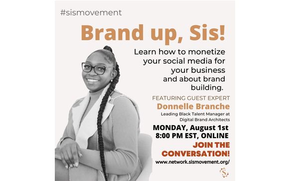 BRAND UP, SIS! Learn to monetize your social media for your business ...