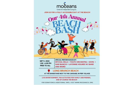 MOCEANS Center for Independent Living Annual Beach Bash by Layonne Holmes in Keyport, NJ - Alignable