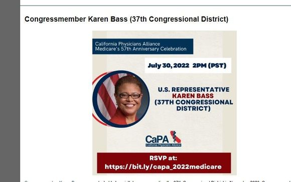 CA PHYSICIANS ALLIANCE & NATIONAL MEDICAL ASSN. FUND DRIVE - SUPPORTER ...