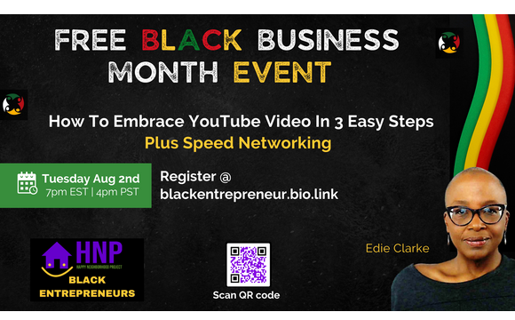 Happy Hour with Master YouTube Coach Edie Clarke by Philomena Thryv Business Advisor in Orlando ...