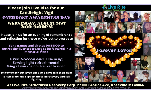 Candlelight Vigil by Live Rite Recovery Resource Center in Roseville ... Candlelight Vigil by Live Rite Recovery Resource Center in Roseville ...