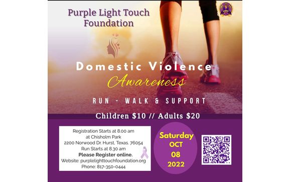 Run-Walk & Support The Fight Against Domestic Violence by Purple Light ...
