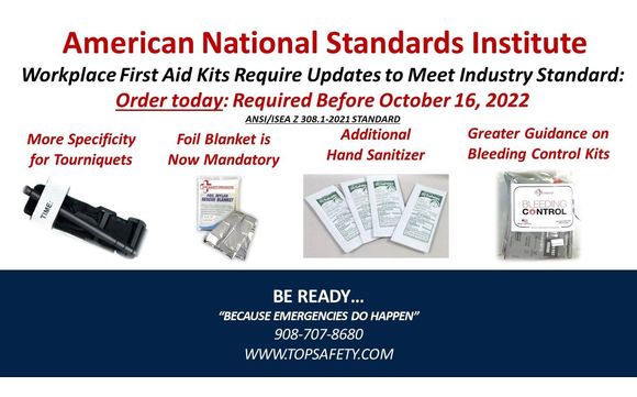 REQUIRED UPDATES TO ANSI/ISEA FIRST AID KITS FOR THE WORKPLACE by Top ...