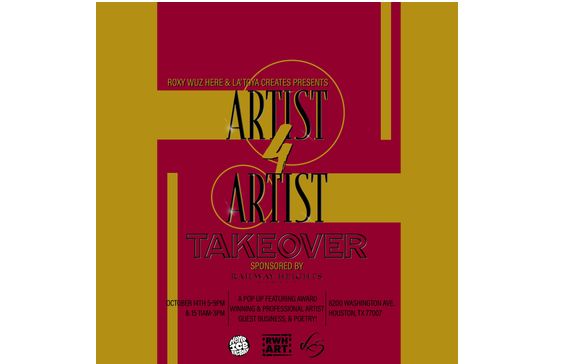 Artist 4 Artist Takeover by Roxy Wuz Here Art in Houston, TX - Alignable