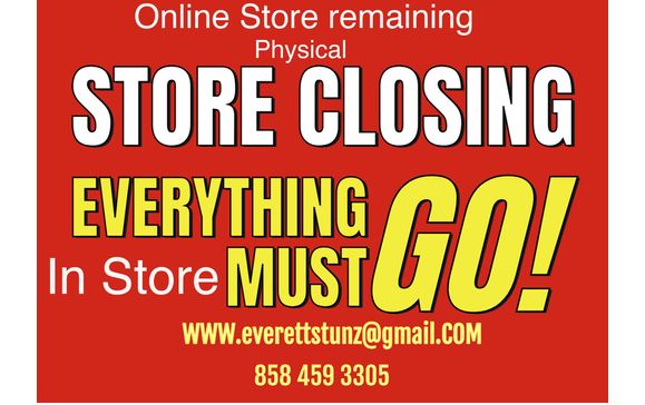Physical Store Closing on September 31st - Online store staying ...