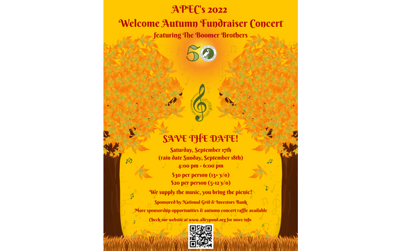 APEC's 2022 Welcome Autumn Fundraiser Concert by Alley Pond ...