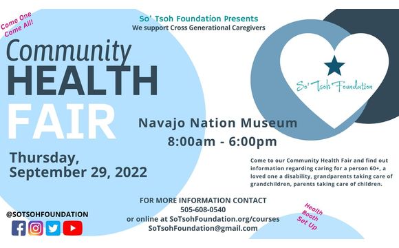 Community Health Fair by So' Tsoh Foundation in Window Rock Area ...