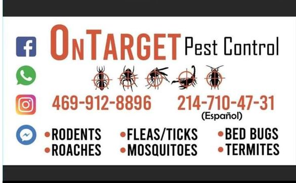 Free termite visual inspection on 75216 zip code by On Target Pest ...