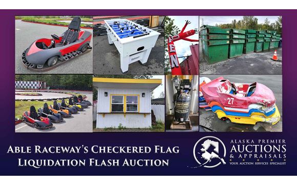 Able Raceway's Checkered Flag Liquidation Flash Auction by Alaska ...