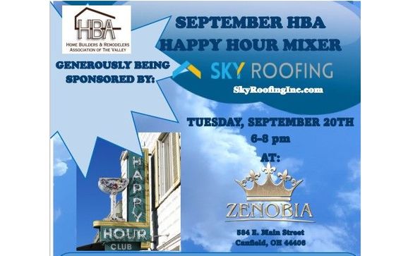 September HBA Happy Hour Mixer by Sky Roofing by Home Builders ...