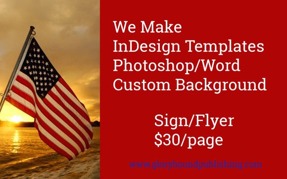 30% off Custom Backgrounds for flyers or signs by Glorybound Publishing ...