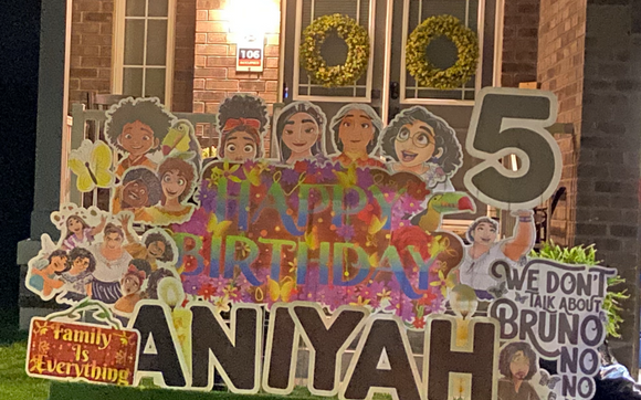 Lawn sign rental by Monkey joes party rentals caledon on in Caledon, ON ...