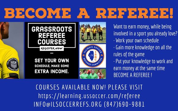 BECOME A REFEREE by GOAL CORP in Chicago, IL - Alignable