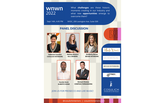 WNWN 2022 - Cosulich Interiors & Antiques Panel Discussion by Cosulich ...
