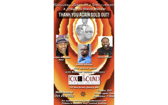 Signed, Sealed, Delivered - Tribute to Stevie Wonder by Gordon Michaels ... Signed, Sealed, Delivered - Tribute to Stevie Wonder by Gordon Michaels ...