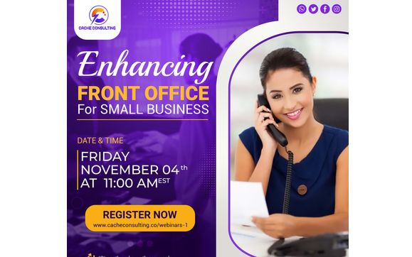 Enhancing Front Office For Small Businesses by Cache Consulting in ...