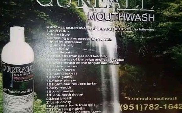 20% off retail price this month of November by Cureall Mouthwash ...