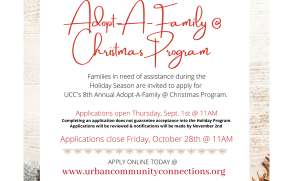 Adopt-A-Family @ Christmas Program by Urban Community Connections in ...