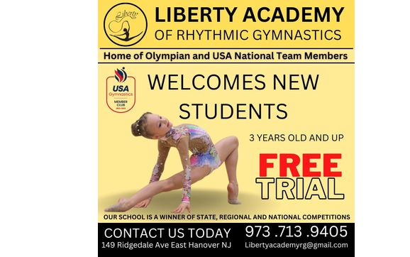 FREE TRIAL CLASS by Liberty Academy of Rhythmic Gymnastics in East ...
