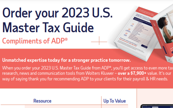 Free 2023 Master Tax Guide! by Business Management & Payroll Assistance ...