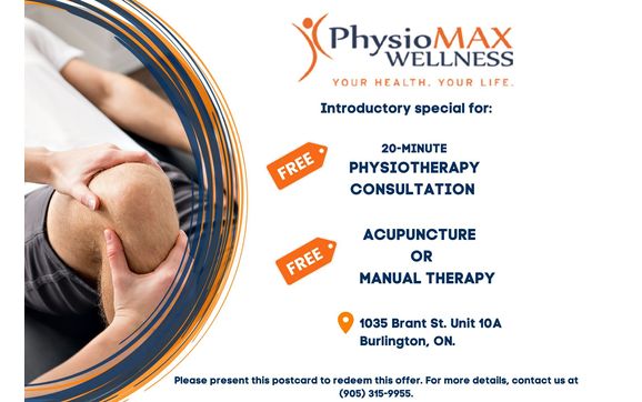 Free Physiotherapy consultation for new patients by Physiomax Wellness ...