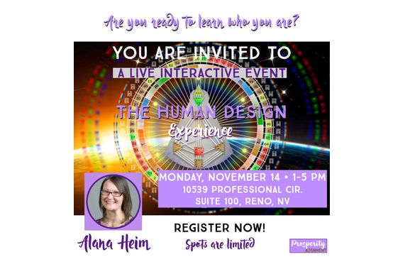 The Human Design Experience by Prosperity Alignment in Reno, NV - Alignable
