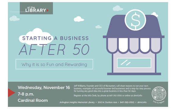 Free in-person program: Starting a Business After 50 by Arlington ...