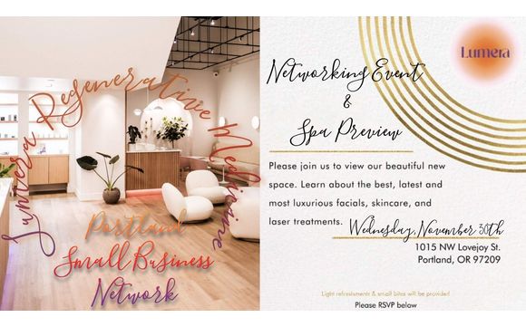 Portland Small Business Network @ Lumera Regenerative Medical Spa by ...