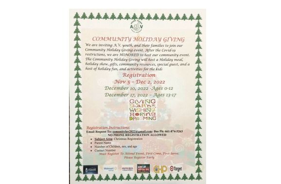 GREEN THUMB COMMUNITY HOLIDAY GIVING by Green Thumb A V Youth Program in Palmdale, CA - Alignable